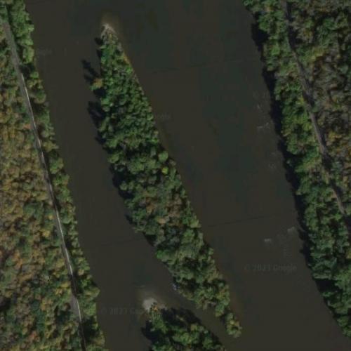 Walls Island in Tinicum, PA (Google Maps)