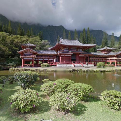 Byodo-In Temple in Kāneʻohe, HI (Google Maps)