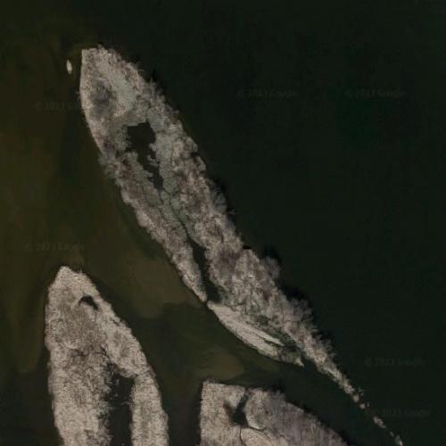 Bucks Island in Buffalo City, WI (Google Maps)