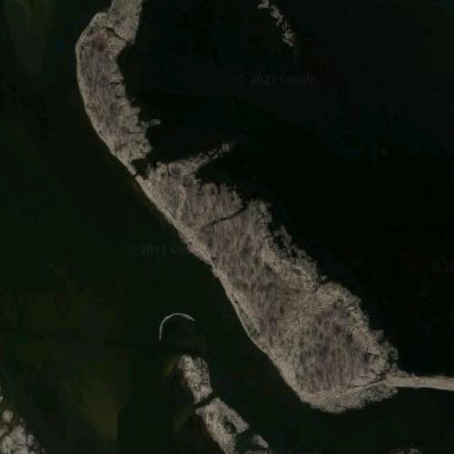 Water Snake Island in Cochrane, WI (Google Maps)