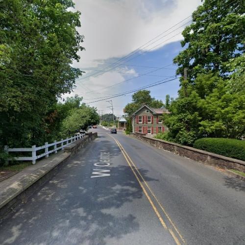 Newtown Creek Bridge in Newtown, PA (Google Maps)