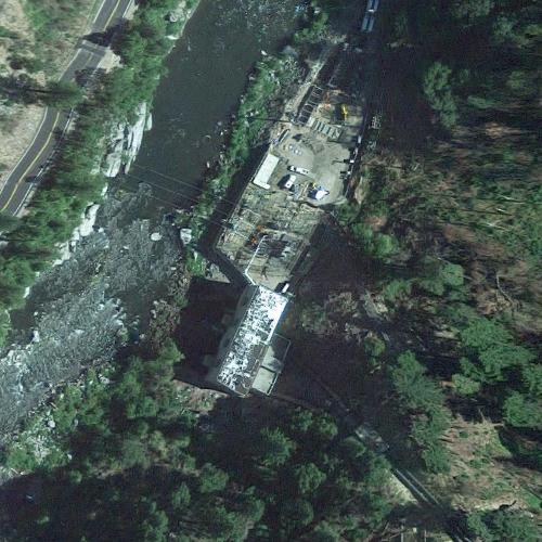 Bucks Creek Powerhouse in Belden, CA (Google Maps)