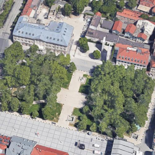 Congress Square in Ljubljana, Slovenia (Google Maps)