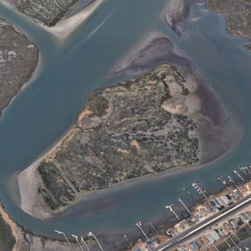 Sunflower Island in Atlantic City, NJ (Google Maps)