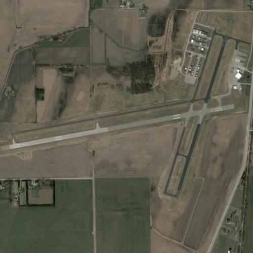 Dodge County Airport in Juneau, WI (Google Maps)