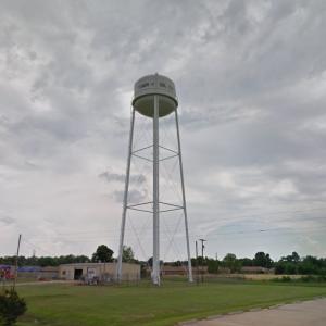 Oil City water tower in Oil City, LA - Virtual Globetrotting