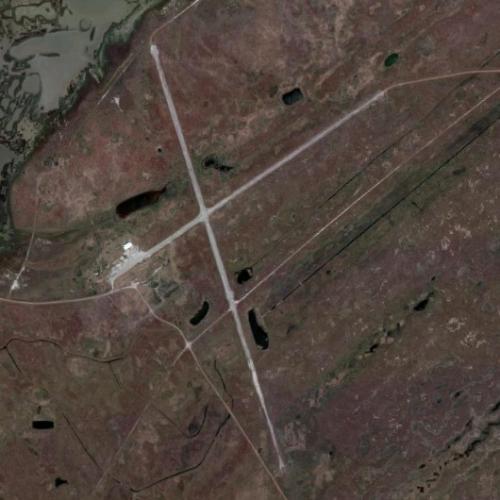 Aransas National Wildlife Refuge Airport in Rockport, TX (Google Maps)