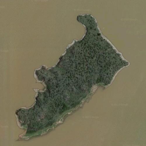 Long Island in Lake Kickapoo, TX (Google Maps)