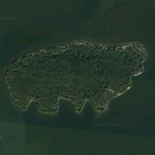 Blackberry Island in Bernice, OK (Google Maps)