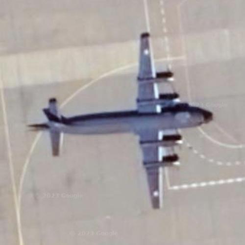Ilyushin Il-38N in Yeysk, Russian Federation (Google Maps)