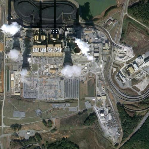 Bowen Steam-Electric Generating Plant in Cartersville, GA (Google Maps)
