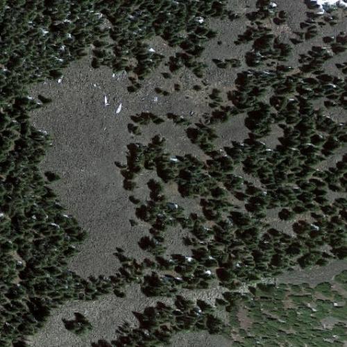 Humphreys Peak B-24 Bomber crash site in Flagstaff, AZ (Google Maps)