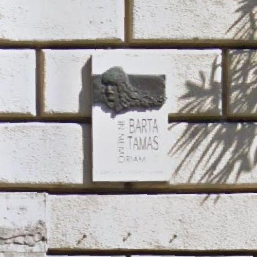 Tamás Barta memorial plaque in Budapest, Hungary (Google Maps)