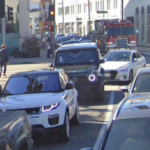 Mercedes-AMG G 63 in Beverly Hills, CA (Google Maps) (#9)