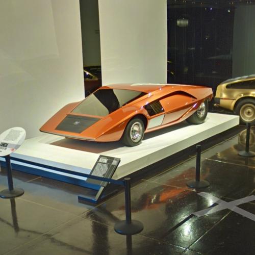 Lancia Stratos HF Zero in Beverly Hills, CA (Google Maps)
