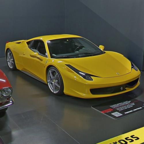 Ferrari 458 Italia in Turin, Italy (Google Maps)