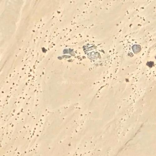Air Algérie Flight 6289 crash site in Tamanrasset, Algeria (Google Maps)