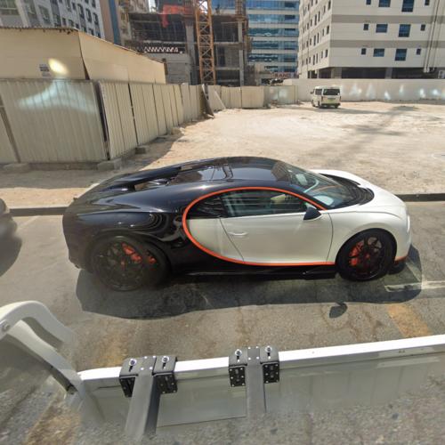 Bugatti Chiron in Dubai in Dubai, United Arab Emirates (Google Maps)