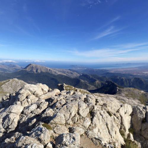 Puig de Massanella (EA6/MA-002) in Escorca, Spain (Google Maps)