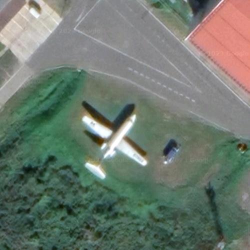 Yak-40 in Cherepovets, Russian Federation (Google Maps)