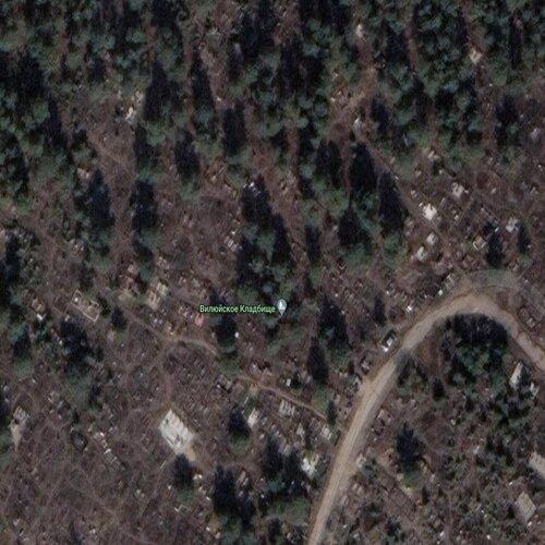 Vilyui Cemetery in Yakutsk, Russian Federation (Google Maps)