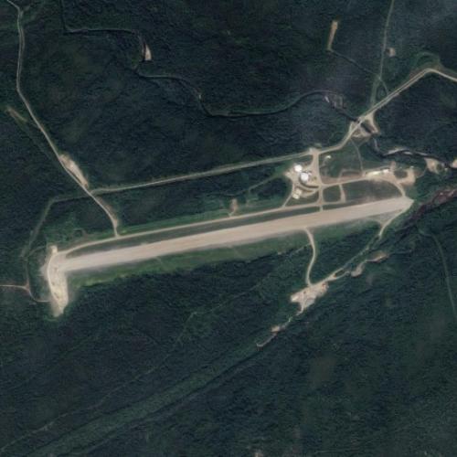 Indian Mountain LRRS Airport in Hughes, AK (Google Maps)