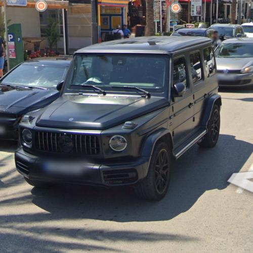 Mercedes-AMG G 63 in Marbella, Spain (Google Maps)