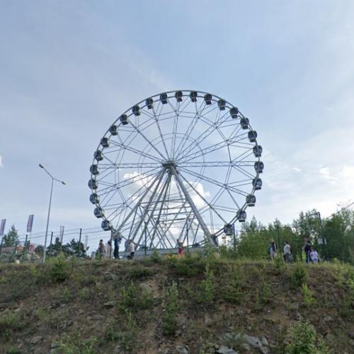 Ferris Wheel of Five Stars in Yekaterinburg, Russian Federation (Google ...