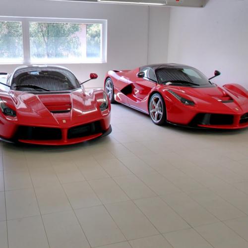 Ferrari Laferrari's in Sion, Switzerland (Google Maps)