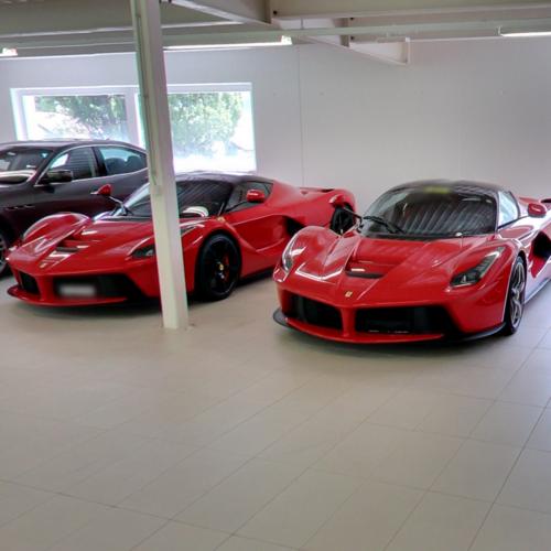 Ferrari Laferrari's in Sion, Switzerland (Google Maps) (#2)