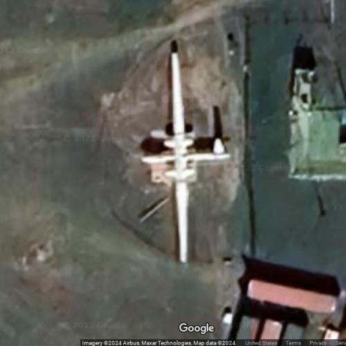 Altius-RU recon drone in Kazan, Russian Federation (Google Maps)