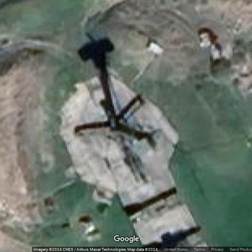 Russian 40-V6-MR radar mast in Chernyakhovsk, Russian Federation ...