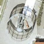 Helicopter blade test stand in Corpus Christi, TX - Virtual Globetrotting