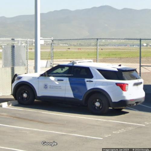 U.S. Customs and Border Protection car in San Diego, CA (Google Maps)