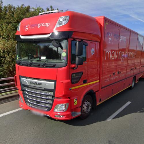 DAF XF 480 - Euro Group in Saint-Quentin, France (Google Maps)