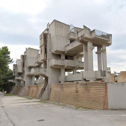 'Cimitero Jesi' by Leonardo Ricci in Jesi, Italy (Google Maps)