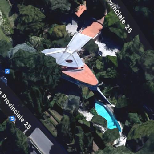 'Villa Balmain' by Leonardo Ricci in Marciana, Italy (Google Maps)