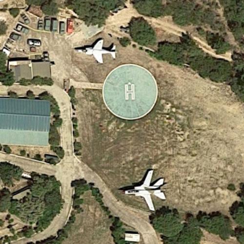 Aircraft static display in Calvià, Spain (Google Maps)