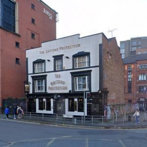 The Britons Protection - pub interior of special historic interest in ...