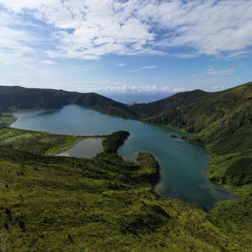 Lagoa do Fogo in Ribeira Grande, Portugal (Google Maps)