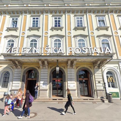 Ljubljana railway station in Ljubljana, Slovenia (Google Maps)