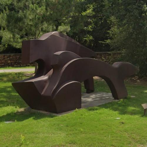 'Large Natural Form II' by Richard Hunt in The Woodlands, TX (Google Maps)