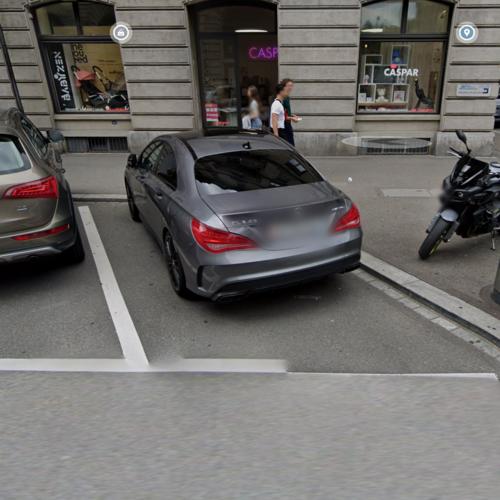 Mercedes-AMG CLA 45 in Zürich, Switzerland (Google Maps)