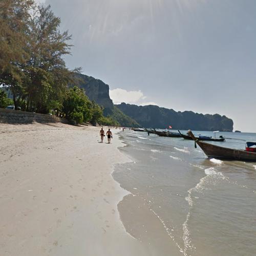 Ao Nang Beach in Ao Nang, Thailand (Google Maps)