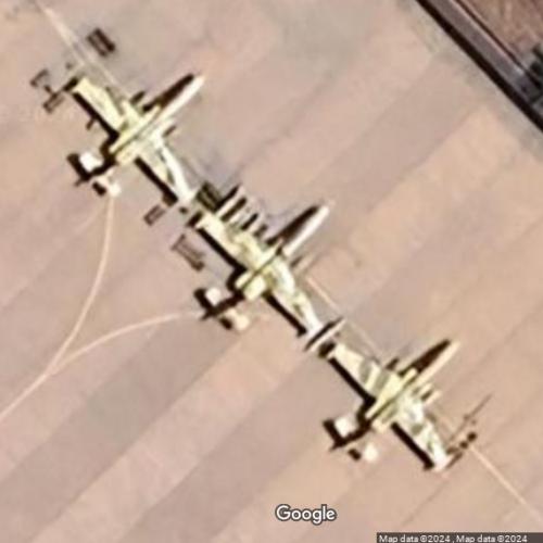 Chadian SU-25s in N'Djamena, Chad (Google Maps)