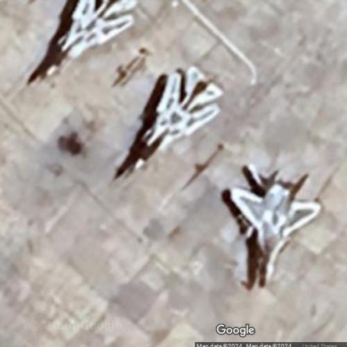 North Korean MiG-23s and MiG-29 in Pukchang, Democratic People's ...