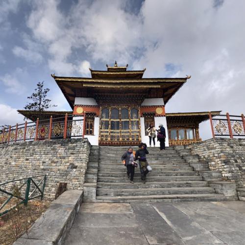 Druk Wangditse Lhakhang ("Temple of the Peak of Conquest") in Dochula ...