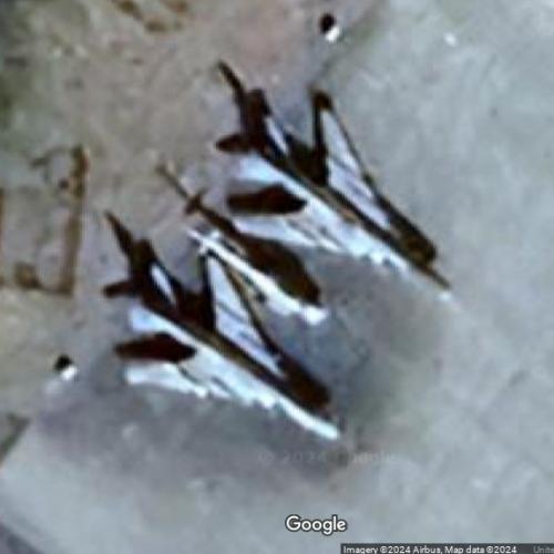 Polish Su-22UM-3Ks in Swidwin, Poland (Google Maps)