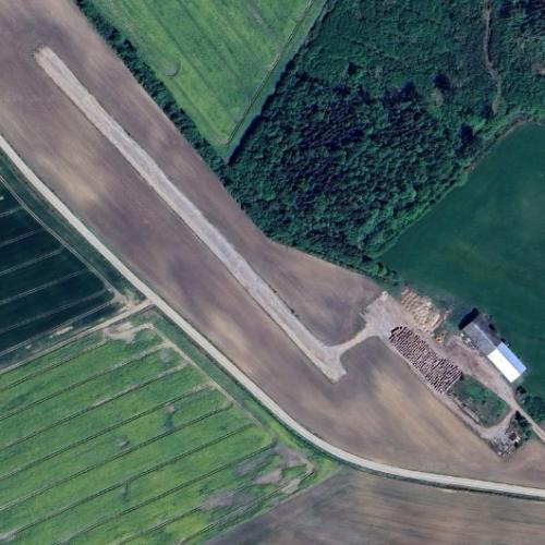 Lube Airfield in Dundaga, Latvia (Google Maps)