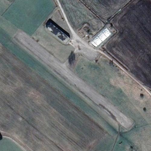 Priekuļu lidlauks in Priekule, Latvia (Google Maps)
